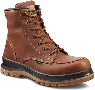 Carhartt Work in Progress Hamilton Rugged Flex Waterproof S3 Safety Boot, Chaussure de Construction Homme, Tan, 42 EU