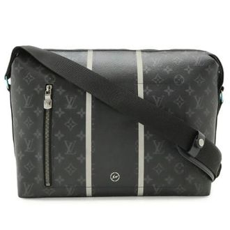 Louis Vuitton Pre-owned Monogram Eclipse Apollo Messenger Bag - - Pre-owned - Herren - Schwarzk - ONE SIZE