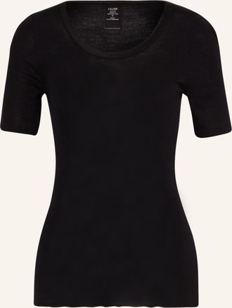 CALIDA Calida Lounge-Shirt True Confidence Mit Seide schwarz