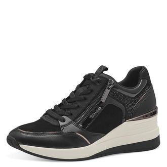 Tamaris Damen Slipper, Frauen Slip On,Wechselfu&szlig;bett,schluepfschuhe,Slip-ons,Freizeitschuhe,modisch,Slipper,Mokassins,Halbschuhe,Black,41 EU