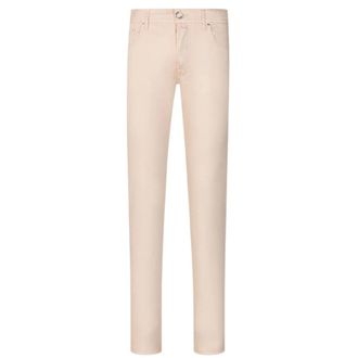 Jacob Cohen Schmale Beige Baumwollhose - - Jeans - Herren - Beige - W30