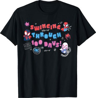 MARVEL Spider-Man & Friends 100 Days of School 100th Day T-Shirt