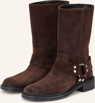 Kennel & Schmenger Biker Boots Alora Mit Nieten braun