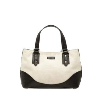 Gucci Sac &agrave; main en toile Pre-owned - Femme - Pre-owned - Beige - Taille: ONE Size