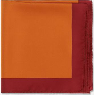 Saint Laurent Cassandre square silk twill Scarf Female UNI