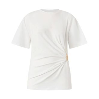Pinko Pinko, Femme, Tops, Blanc, Taille: 38 FR Mary T-shirt
