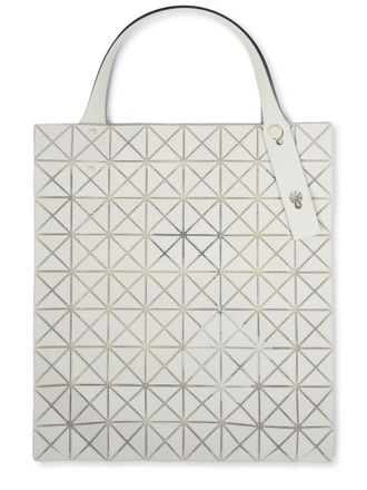 Issey Miyake Womens Shoulder Bag Prism Plus Ivory Polyester