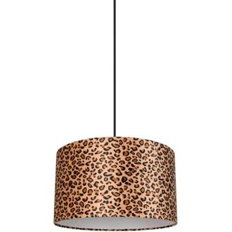 Bo&icirc;te &agrave; Design Suspension, Suspension Pardina l&eacute;opard &Oslash;40 cm Marron en Metal, BOITE A DESIGN