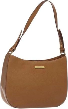 Burberry Pre-owned Cuir sacs-ports-paule - Femme - Pre-owned - Brun - Taille: ONE Size