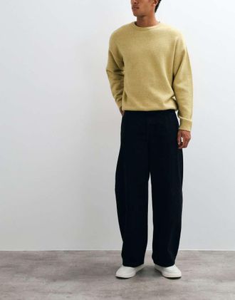 Jack & Jones Joey jean barrel baggy d&eacute;lav&eacute; noir