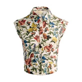 Alice & Olivia Kim Corset Top - Femme - Blouses et Chemises - Multicolore - Taille: 36 FR