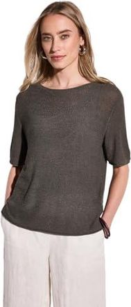 Street One A303164 Pull à Manches Courtes, Marron Acron, 42 Femme