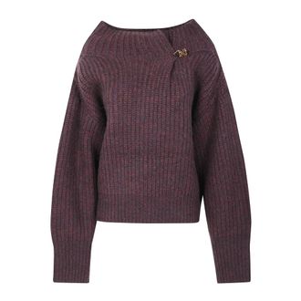 Dries Van Noten Strickpullover mit verziertem Ausschnitt - - Knitwear - Damen - Rot - M