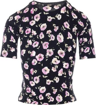 Twinset Femme, Pulls, Noir, Taille: 42 FR Tricot ras du cou