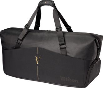 Wilson Laver Cup 2025 Rf Practice Duffel 6Pk Black Schl&auml;gertasche Schwarz