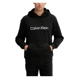 Calvin Klein Homme, Sweatshirts et sweats à capuche, Noir, Taille: M LS EU Standard Logo Sweat à capuche