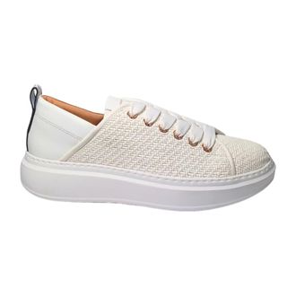 Alexander Smith Femme, Chaussures, Blanc, Taille: 36 EU Baskets Pelle