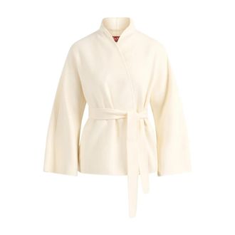 Max Mara Mstforte Mantel - - Coats - Damen - Wei&szlig; - S