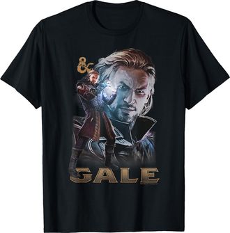 Dungeons & Dragons Unisex T-Shirt: Baldurs Gate III Gale Weave Wizard - Schwarz, S
