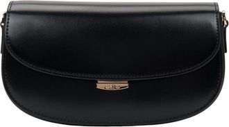 Estro & Luminara Femme, Sacs, Noir, Taille: ONE Size Sac Bandouli&egrave;re en Forme de Selle