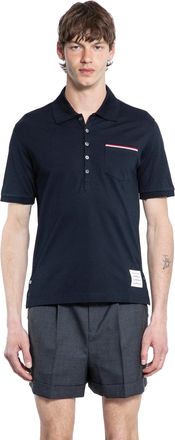 Thom Browne Fine Mercerized Piqu&eacute; Polo Shirt