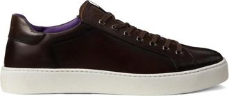Ralph Lauren Purple Label Geb&uuml;rstete Severn Sneakers - Braun