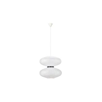 Marksl&ouml;jd Markslojd - dual Plafonnier suspendu 2 lumi&egrave;res blanc, noir, abat-jour textile