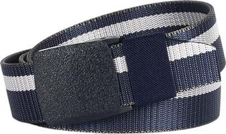 Generic Ceinture &agrave; boucle en nylon - Ceinture r&eacute;glable pour homme, design sans trou | Ceinture tiss&eacute;e de 100 cm, Ceinture de travail en nylon durable avec bou