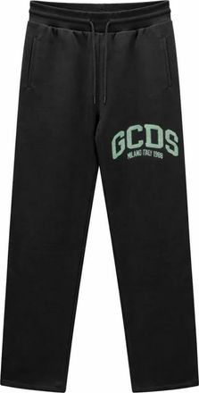 GCDS Gcds, Homme, Pantalons, Noir, Taille: XS Logo Lounge Straight Pantalons de surv&ecirc;tement