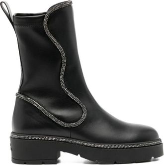 Rene Caovilla Femme, Chaussures, Noir, Taille: 38 EU Bottines