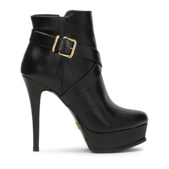Kazar Femme, Chaussures, Noir, Taille: 37 EU Bottes noires &agrave; talon haut et plateforme