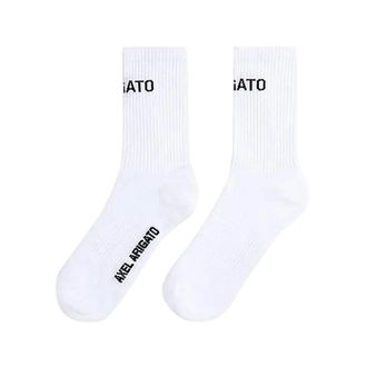 Axel Arigato unisex, Sous-v&ecirc;tements, Blanc, Taille: S Chaussettes Tube Logo