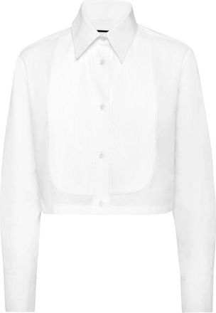 Philipp Plein Damen, Blusen & Hemden, Wei&szlig;, XLGr&ouml;&szlig;e