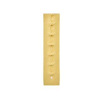 Moncler Moncler Chain Knit Wool & Cashmere Scarf, Women, Yellow, Size: One Size