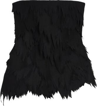 Gloria Coelho haut en tulle - Noir