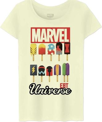 MARVEL Damen womarcots032 T-Shirt, Natur, XXL