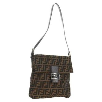 Fendi Pre-owned Sac bandouli&egrave;re vintage en toile Zucca - Femme - Pre-owned - Brun - Taille: ONE Size