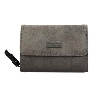 Tom Tailor Acc ELIN 20306 Portefeuille pour femme 20 x 10 x 2 cm (l x H x P), gris, 14 x 4 x 10