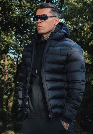 Siksilk Herren Schwarze Bubble-Jacke XXL