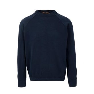 FILIPPO DE LAURENTIIS Rundhals-Strickwaren - - Knitwear - Herren - Blau - 3XL