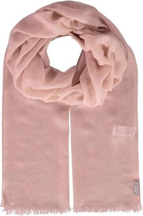 Fraas Kaschmir Schal 70 x 180 cm - Stola aus 100% reinem Kaschmir für Damen - einfarbige Stola - Wärmend und Hautfreundlich Rose