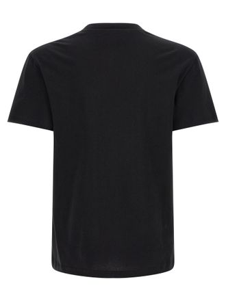Valentino Garavani Mens Black Cotton T-Shirt
