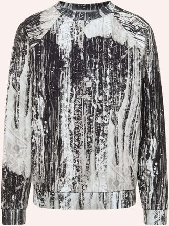 Carlo Colucci Carlo Colucci Sweatshirt - Ai Drip Knit Fauster schwarz