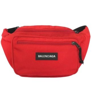 Balenciaga Sac Ceinture en Nylon Pre-owned - Femme - Pre-owned - Rouge - Taille: ONE Size