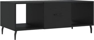 Les Tendances Table basse noir 102x50x40 bois dingénierie