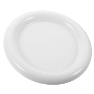 Garneck Servierplatte Aus Keramik Mollig Schmucktablett Armband-aufbewahrungsteller Dekoteller Küchenteller Weiß