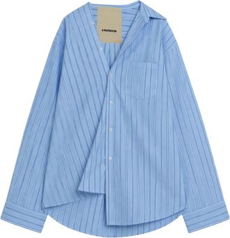 A Paper Kid Femme, Blouses et Chemises, Bleu, Taille: 36 FR Chemise ray&eacute;e