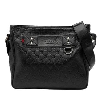 Gucci Sac bandouli&egrave;re vintage Pre-owned - Femme - Pre-owned - Noir - Taille: ONE Size