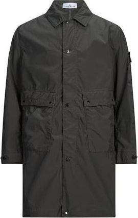 Stone Island Parka mi-longue &agrave; logo