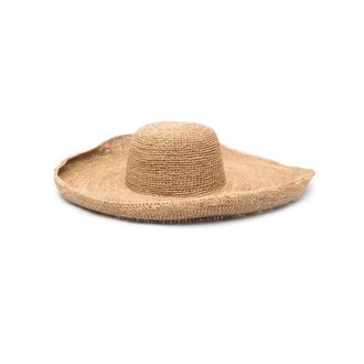 Ibeliv Femme, Accessoires, Beige, Taille: ONE Size TEA Chapeau Volumineux